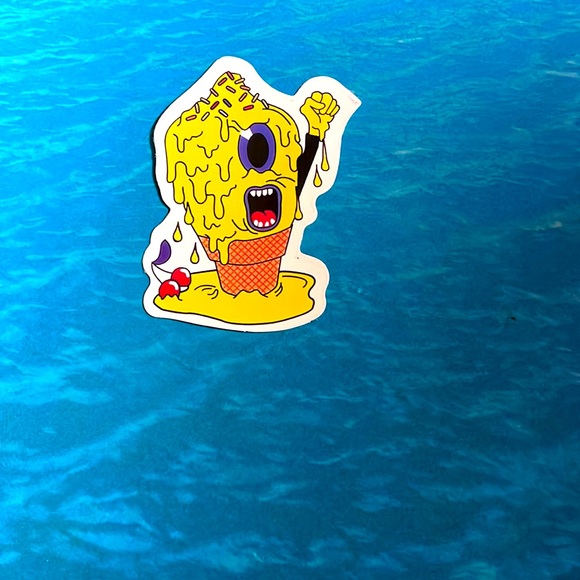 Art | Angry Ice Cream Cone Decal | Poshmark